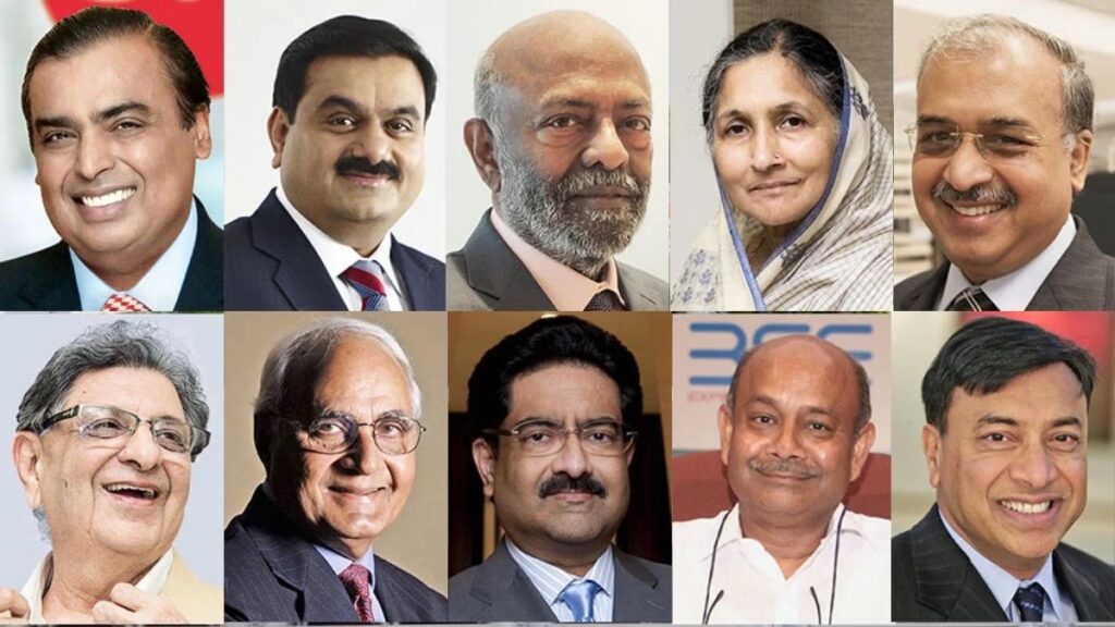 Top 10 Richest People In India 2026 Global Rank, Net worth, Age ...
